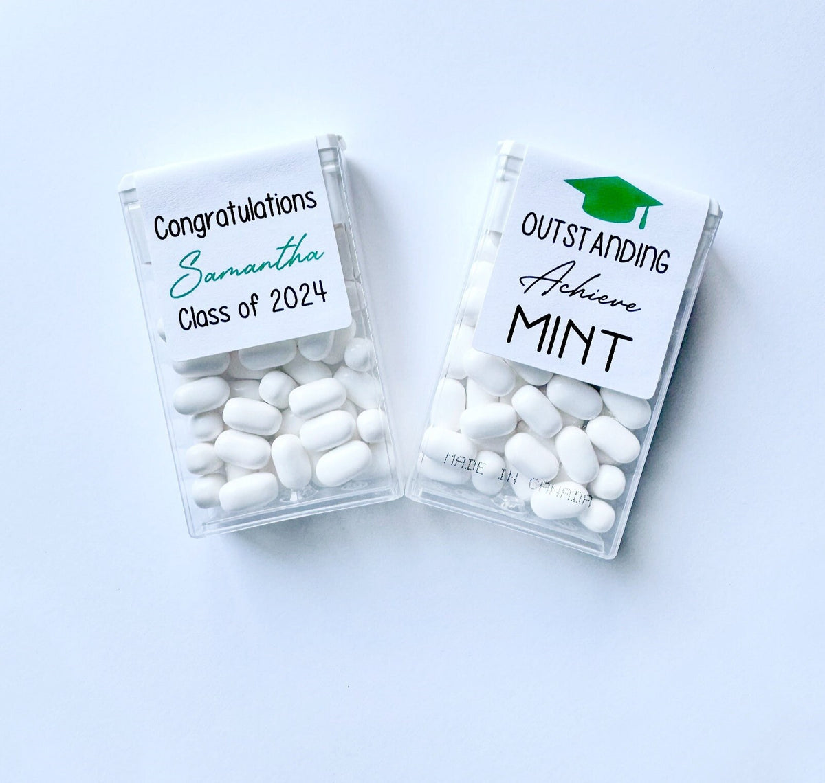 Graduation Stickers, Mint Label Favors, Graduation Party Favors, Class ...